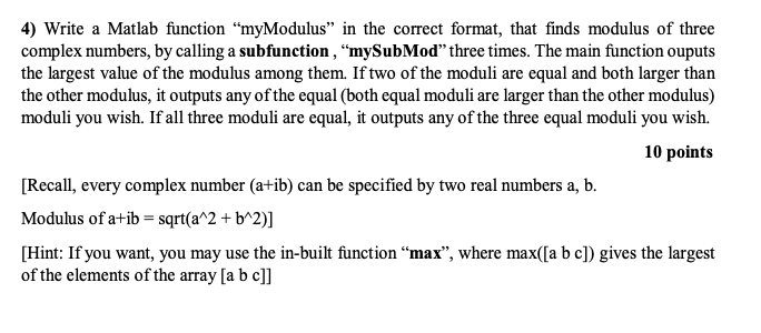 Solved Mathlab | Chegg.com