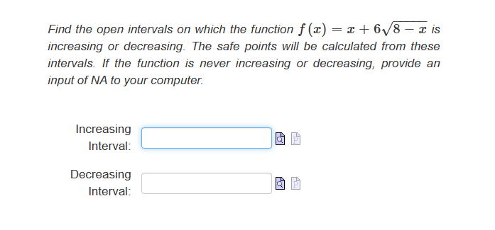 Solved Find the open intervals on which the function | Chegg.com