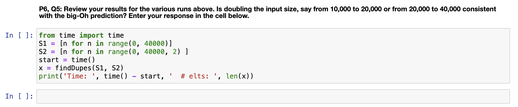 Solved P6, ﻿Q5: Review your results for the various runs | Chegg.com