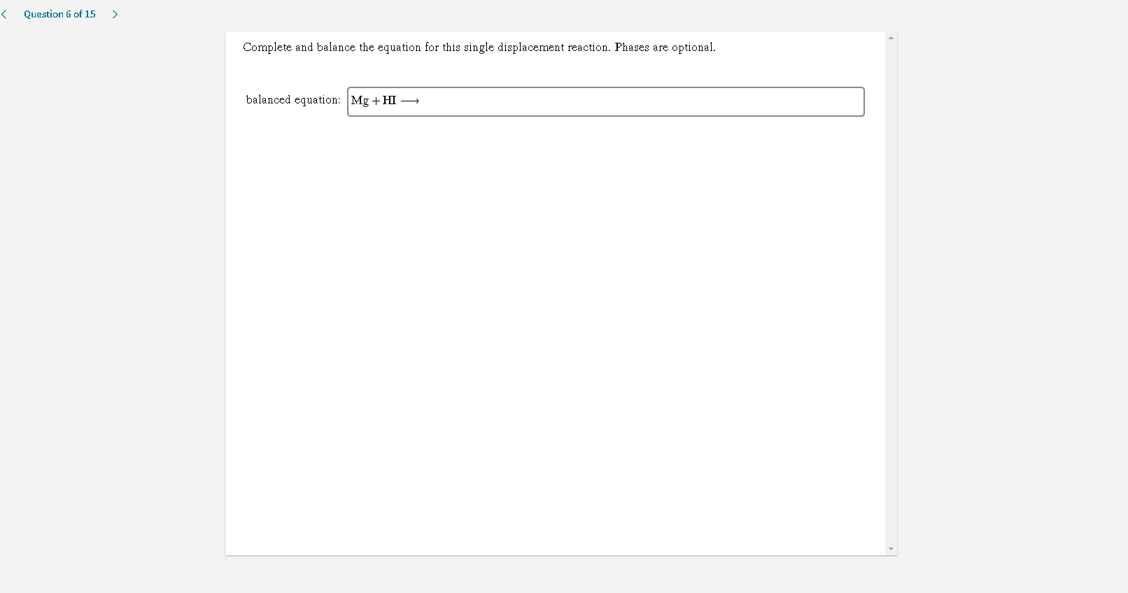 Solved Complete and balance the | Chegg.com
