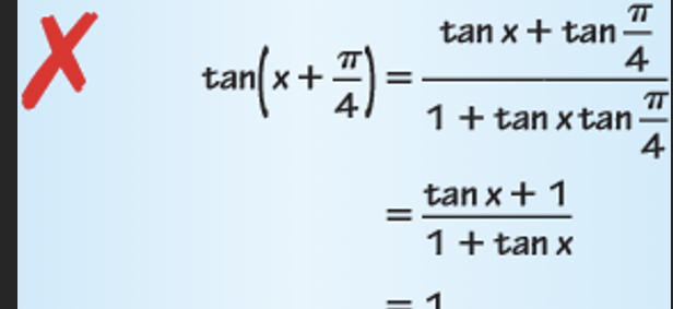 Solved X TT tan x + tan 4 tan(x+2) = x TT 1 + tan stan 4 tan | Chegg.com