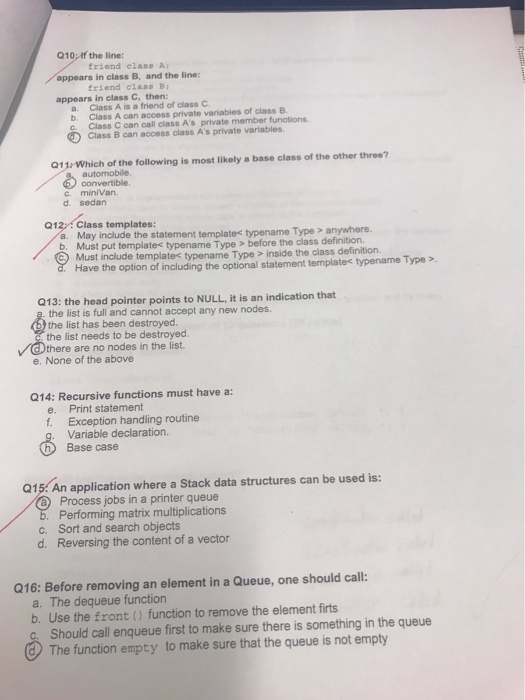 Multiple choice questions. Choose one best answer for | Chegg.com