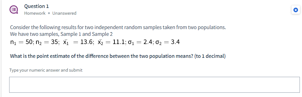 Solved Consider the following results for two independent | Chegg.com Solved Consider the following results for two independent | Chegg.com