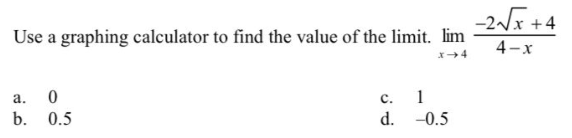 Solved Use a graphing calculator to find the value of the | Chegg.com