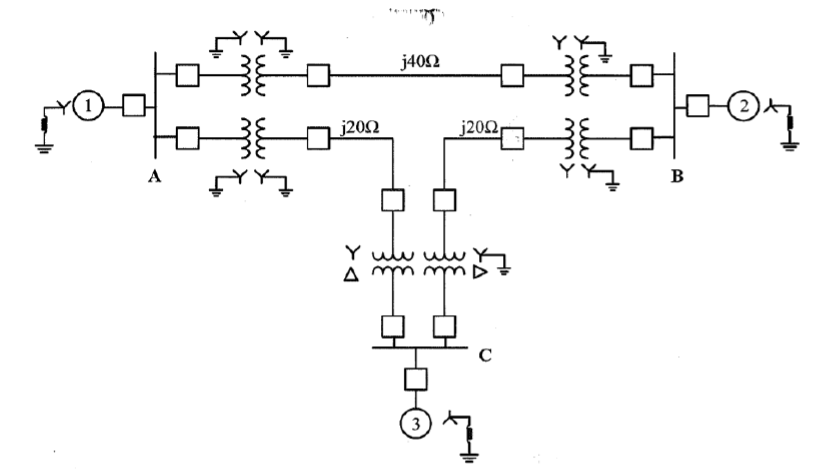 Solved Draw The Reactance Diagram In Terms Of Per Unit By