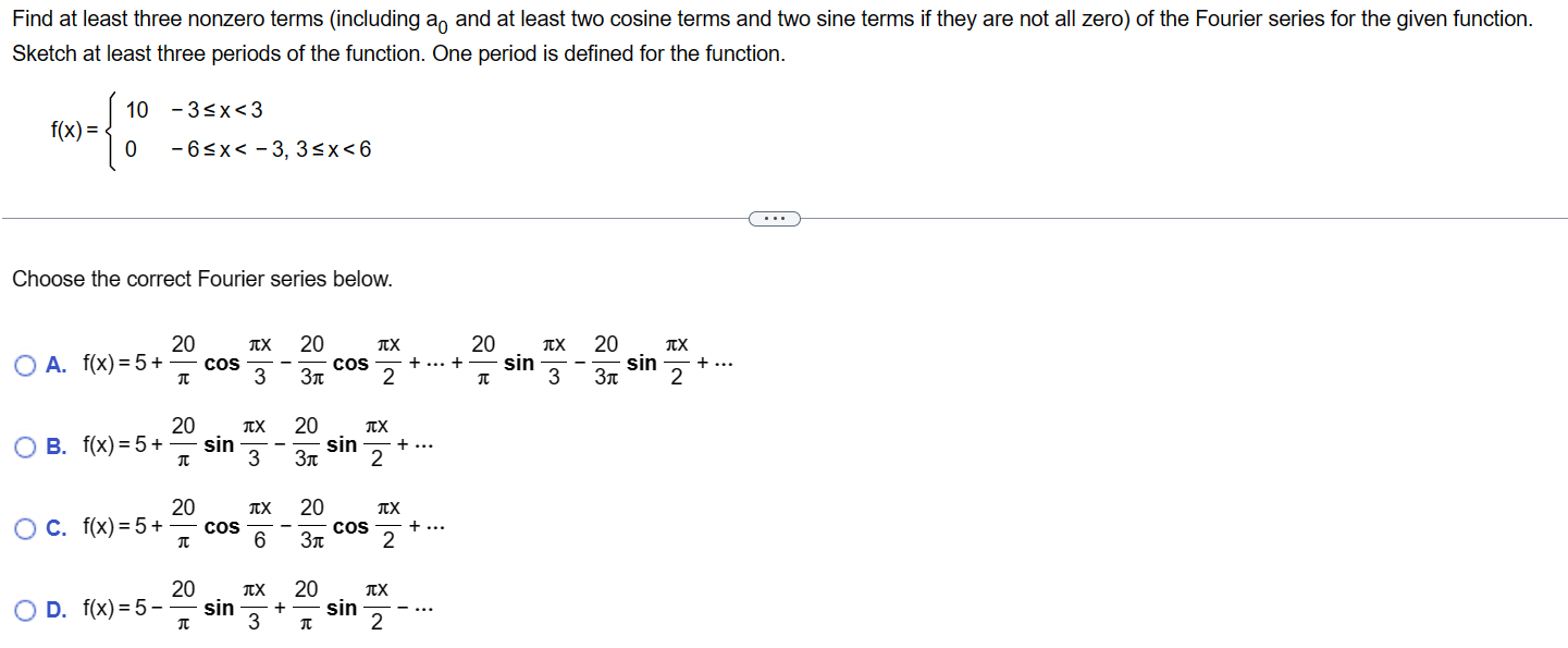 Solved Find at least three nonzero terms (including a0 and | Chegg.com