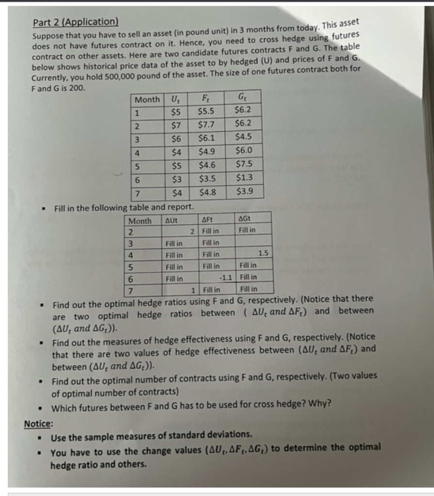 Solved Part 2 (Application) Suppose that you have to sell an | Chegg.com