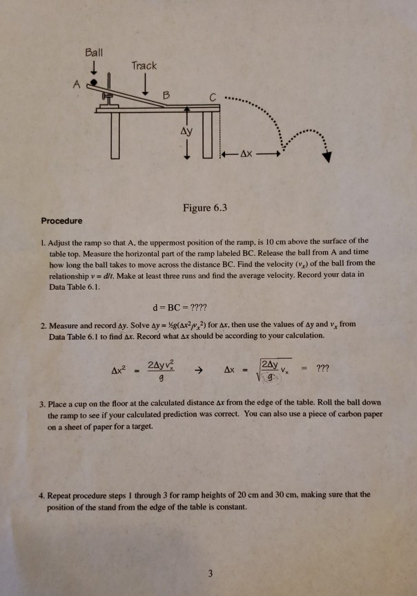 Experiment 4: Projectile Motion Introduction There | Chegg.com