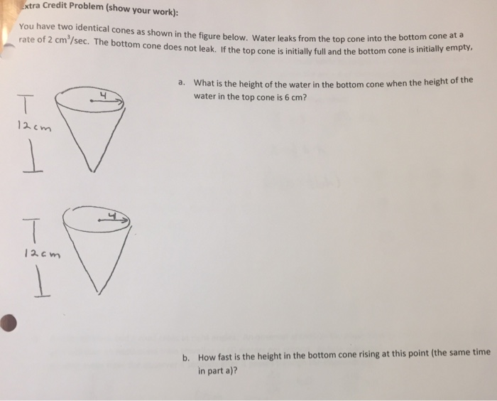Solved Credit Problem (show your work): xtra You have two | Chegg.com