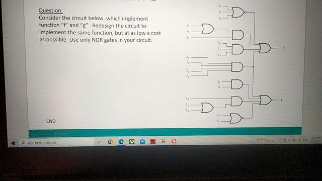 Solved Question: Consider the circuit below, which implement | Chegg.com