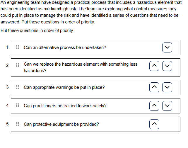 Solved An engineering team have designed a practical process | Chegg.com