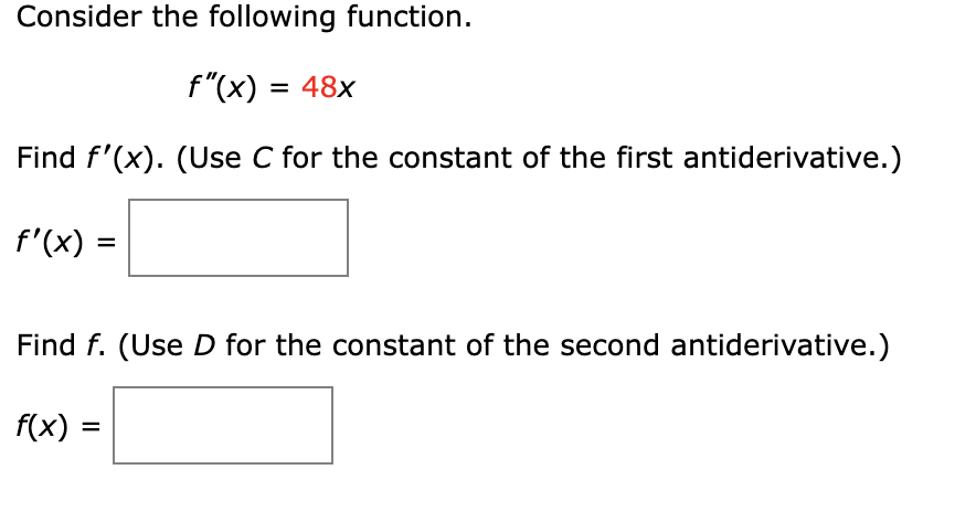 Solved Consider the following function. \\[ f^{\\prime | Chegg.com