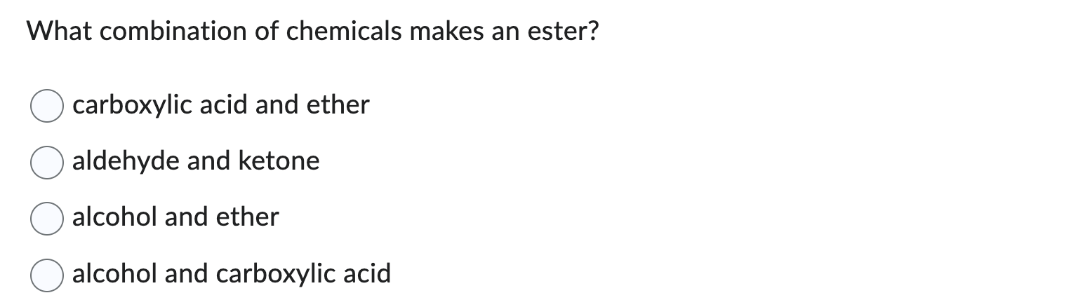 Solved Many esters have very pleasant fruity odors. To | Chegg.com