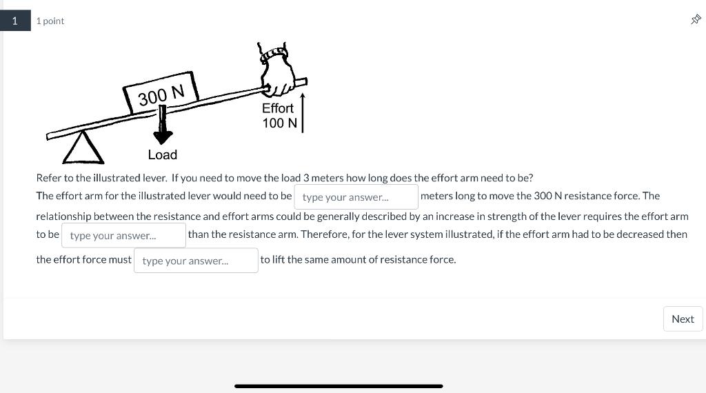 Solved Refer to the illustrated lever. If you need to move | Chegg.com