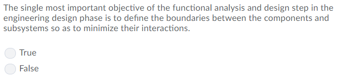 Solved The single most important objective of the functional | Chegg.com