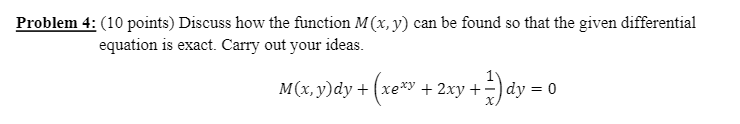Solved Problem 4: (10 points) Discuss how the function | Chegg.com