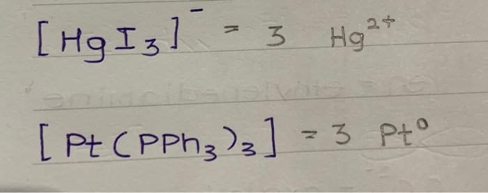 Solved 9 [ Pt (PPh3 )3] 3 Pte | Chegg.com