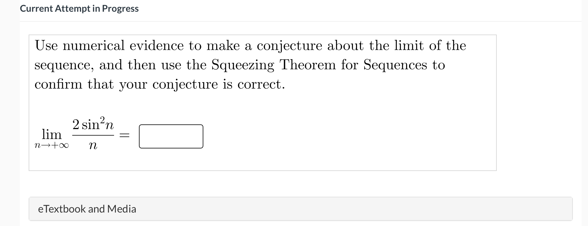 Solved Use numerical evidence to make a conjecture about the | Chegg.com