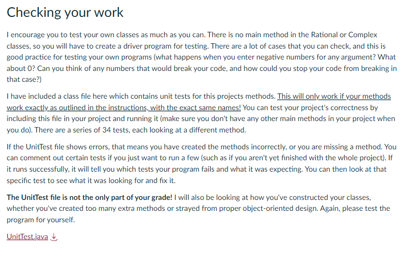 Solved Create another class to model complex numbers called | Chegg.com