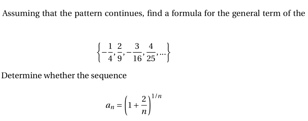 Solved 1) Assuming that the pattern continues, find a | Chegg.com