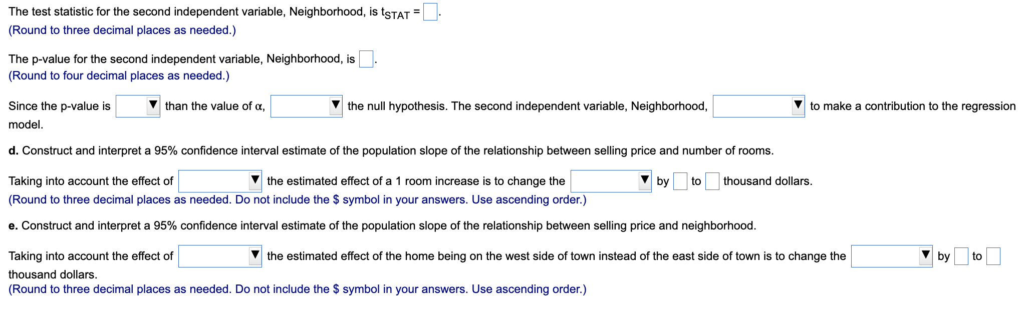 Solved houses was selected, with the results given below. | Chegg.com