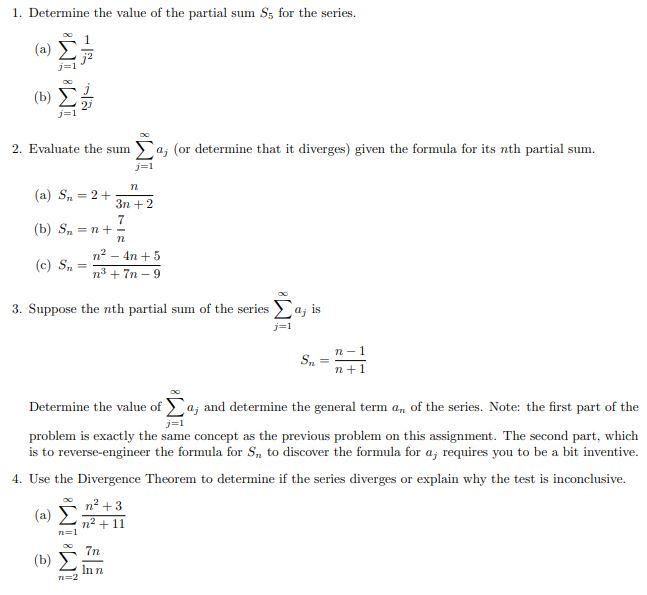 Solved This entire assignment is practice with infinite | Chegg.com