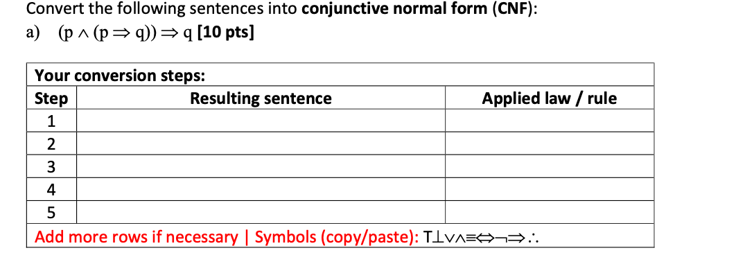 Convert the following sentences into conjunctive | Chegg.com