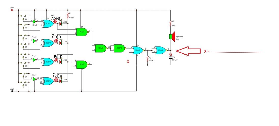 Solved below shows a bolean circuit, it has 8 switches at | Chegg.com