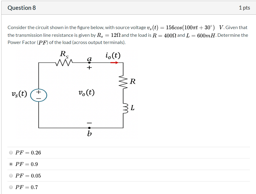 Solved Consider the circuit shown in the figure below, with | Chegg.com