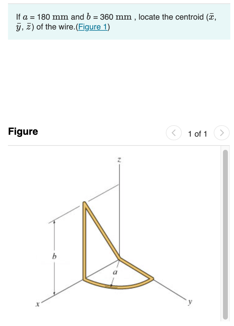 Solved Locate the centroid xˉ. Express your answer with the | Chegg.com