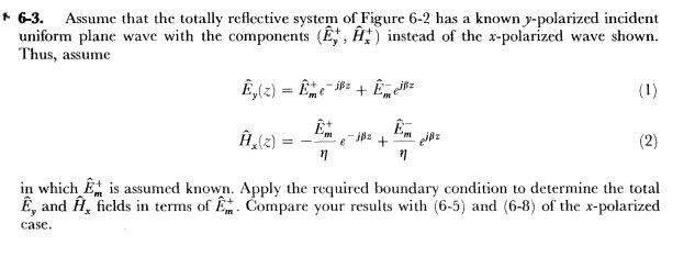 Solved 6-3. Assume that the totally reflective system of | Chegg.com