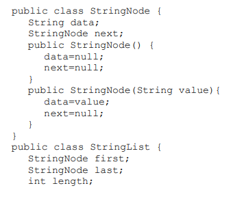 Solved 1.Fill in the missing code for the constructor of | Chegg.com