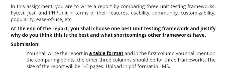 Solved In this assignment, you are to write a report by | Chegg.com