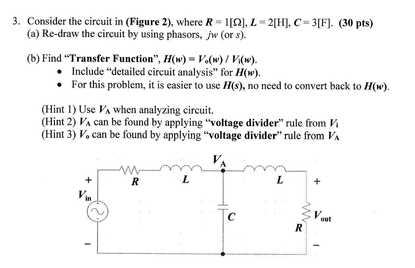 Solved 3. Consider the circuit in (Figure 2), where | Chegg.com