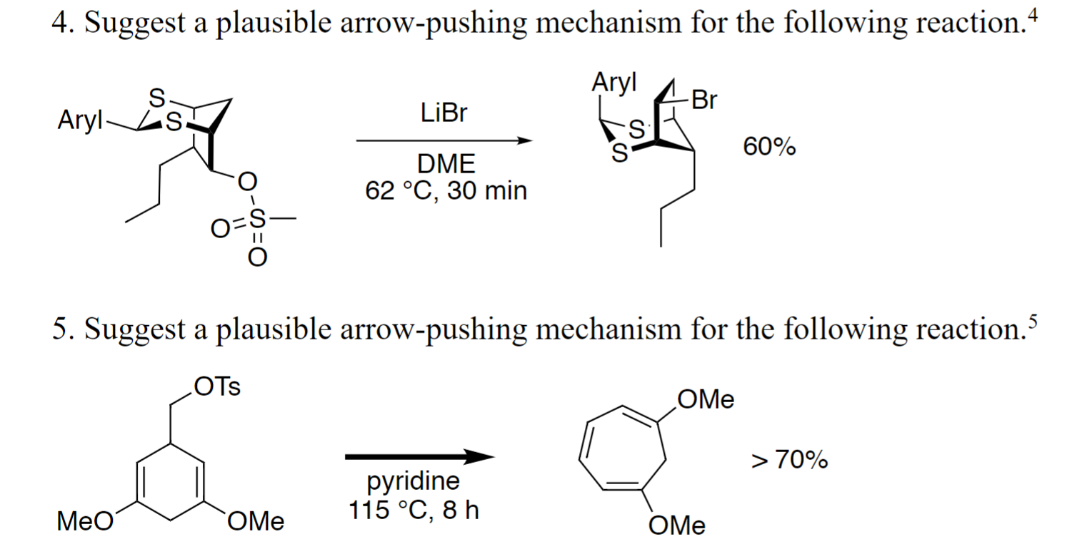 4. Suggest a plausible arrow-pushing mechanism for | Chegg.com