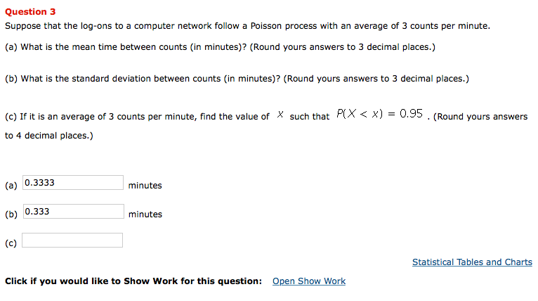 Solved Question 3 Suppose that the log-ons to a computer | Chegg.com