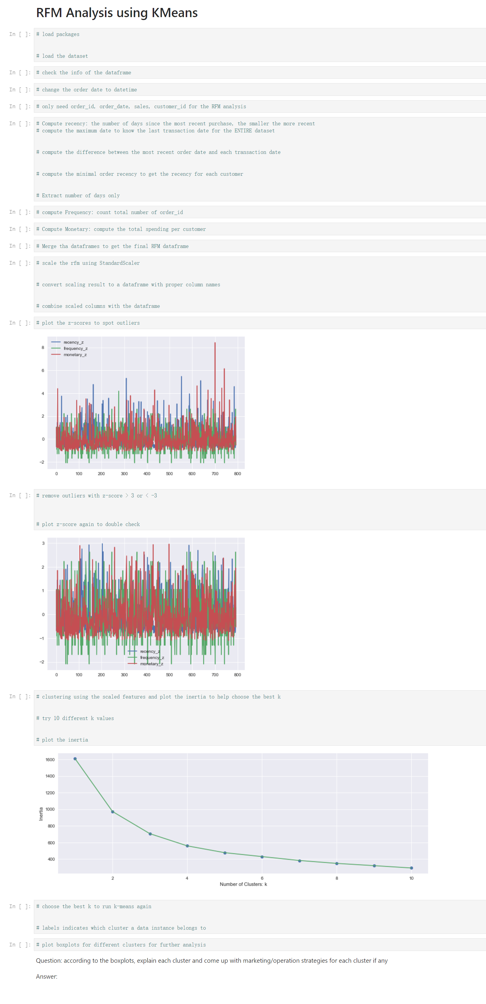 Solved In this assignment, you are going to do an RFM | Chegg.com