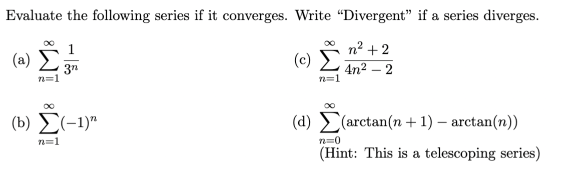Solved Evaluate the following limits. Write "DNE" if the | Chegg.com