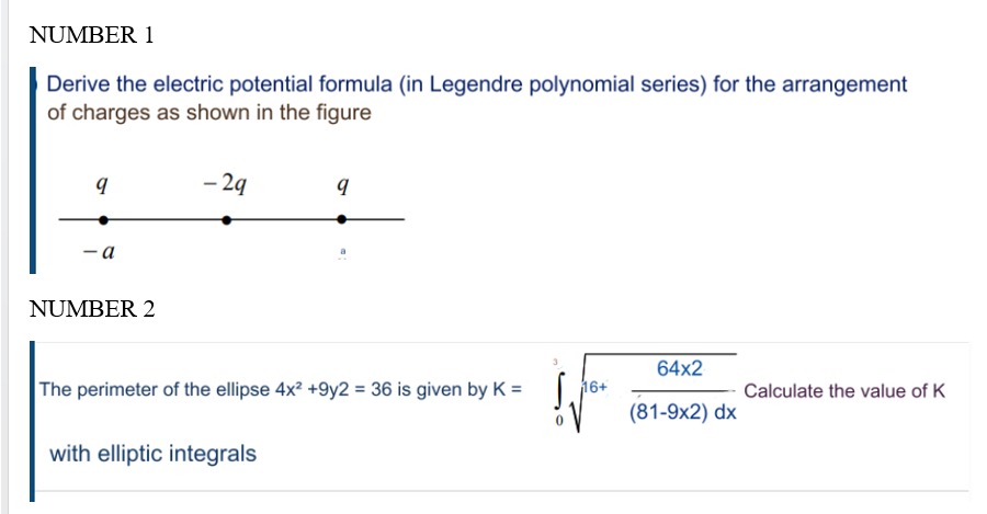 Derive the electric potential formula (in Legendre | Chegg.com