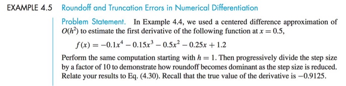 Solved 4.23 Repeat Example 4.5, but for the forward divided | Chegg.com