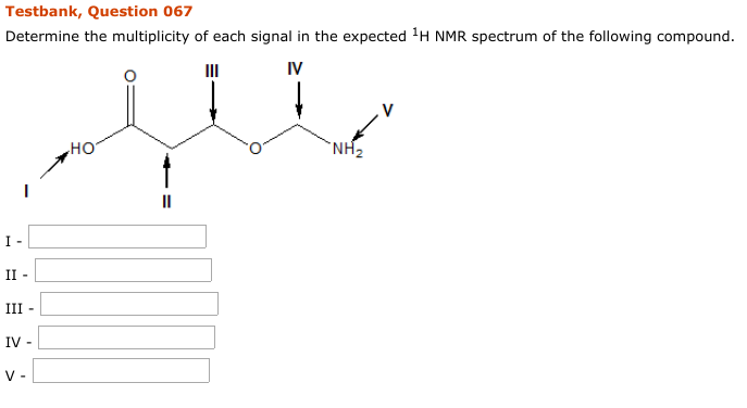 Solved Testbank, Question 067 Determine the multiplicity of | Chegg.com