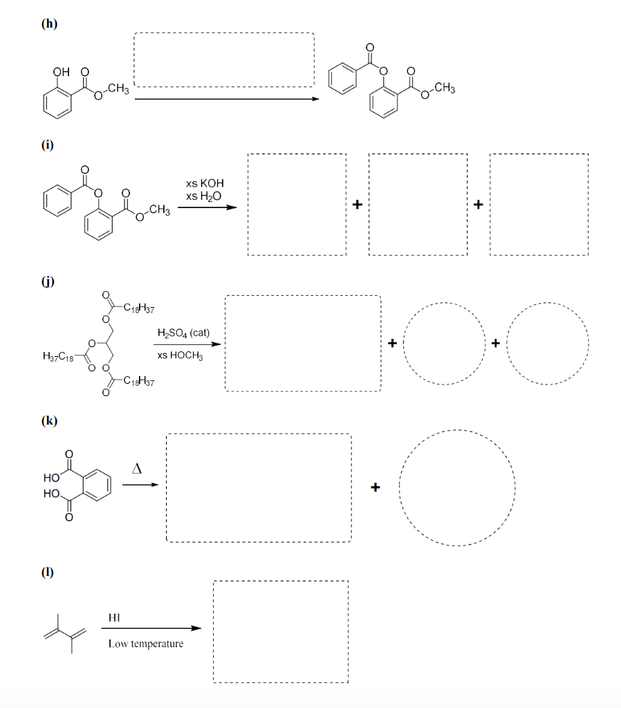 Solved Fill in the dashed boxes. Dashed square boxes are for | Chegg.com