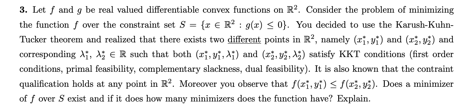 Solved = : 3. Let f and g be real valued differentiable | Chegg.com