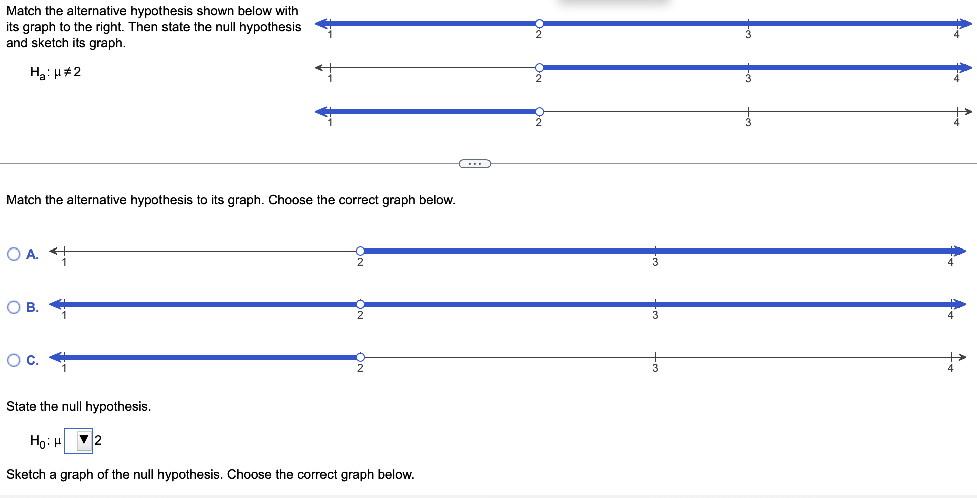 Solved Match the alternative hypothesis shown below with its | Chegg.com