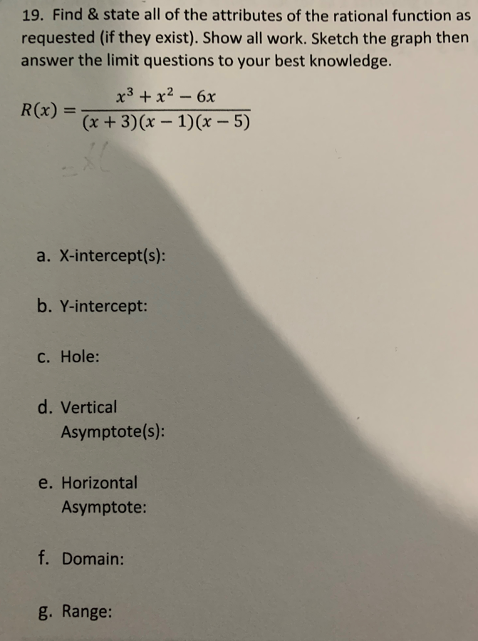 Solved 19. Find & state all of the attributes of the | Chegg.com