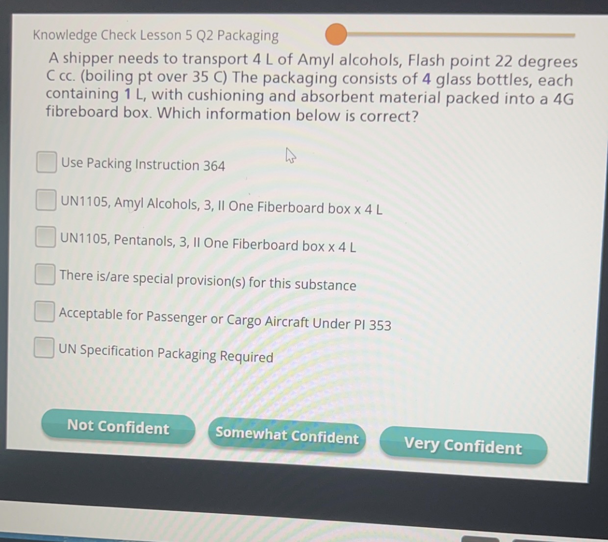 A shipper needs to transport 4 L of Amyl alcohols, | Chegg.com