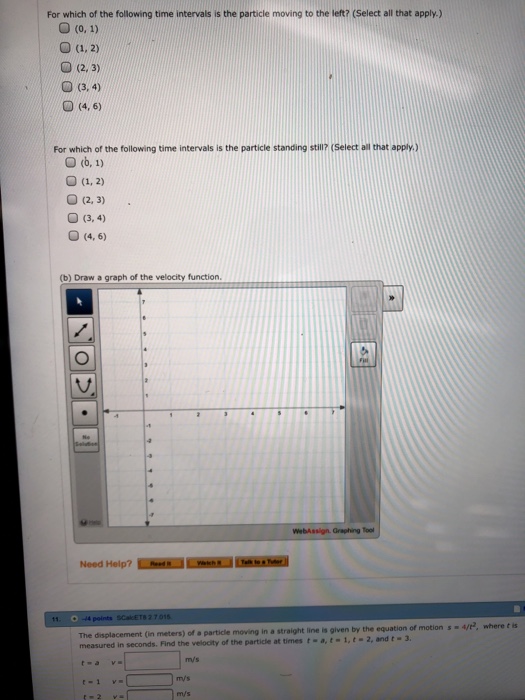 Solved My N 27011 (a) A particle starts by moving to the | Chegg.com