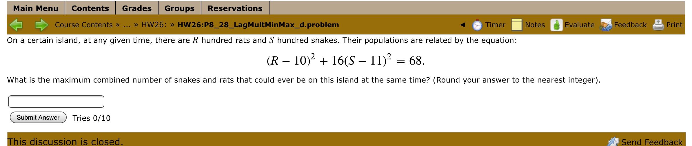 Solved Main Menu Contents Grades Groups Reservations Course | Chegg.com