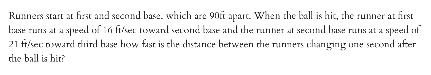 Solved Runners start at first and second base, which are | Chegg.com