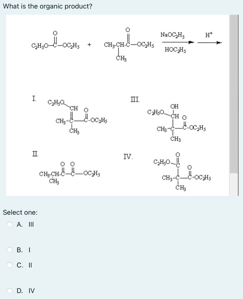 Solved What is the organic product? NaOCHS H Holoce chodcom | Chegg.com